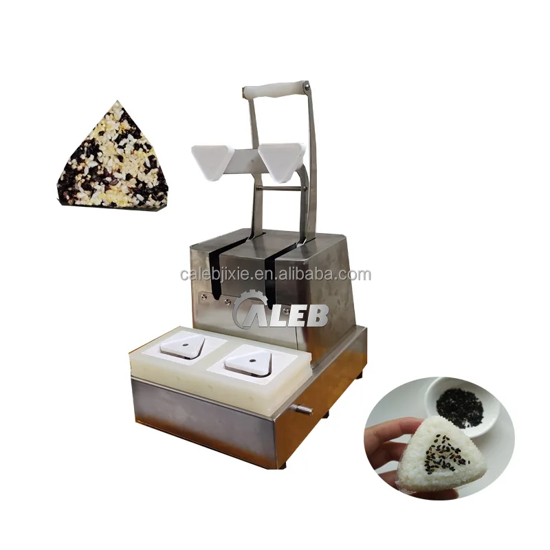 Manual Elipse Sticky Rice Triangle Onigiri Making Forming Machine Rice ...