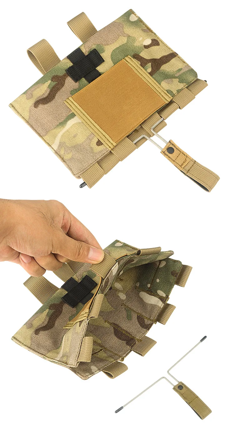 Outdoor Tactical Emergency Kit Molle Quick Release Medical Kit Portable ...