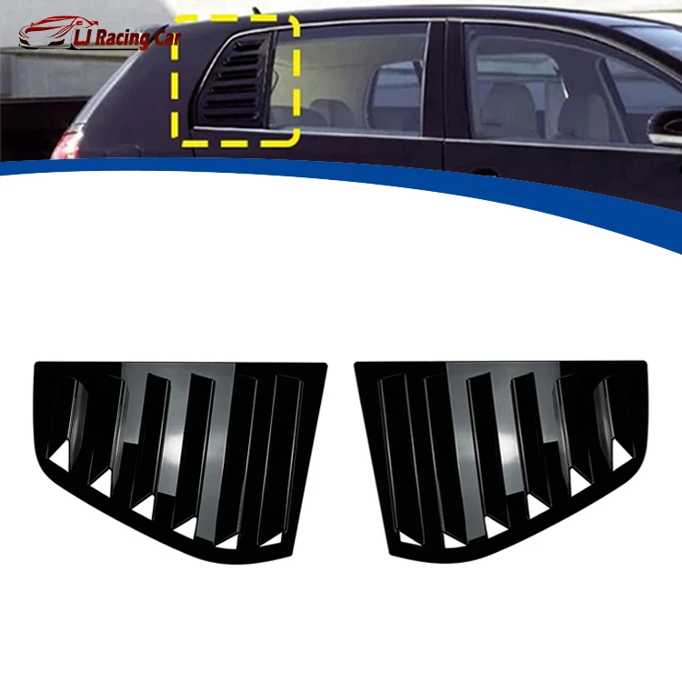 Carbon Fiber Rear Window Louvers Decoration Spoiler Panel Side Louver ...