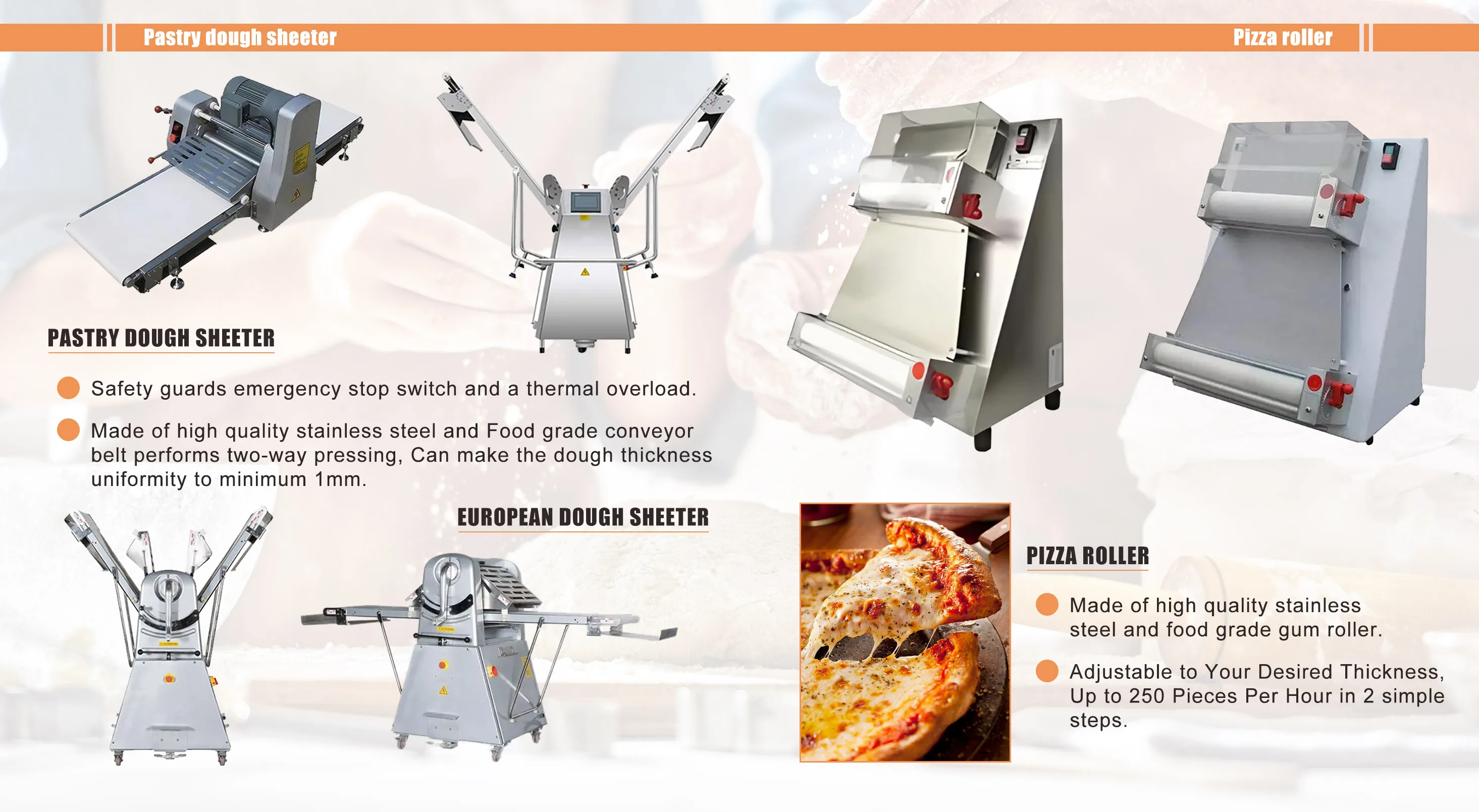 High Quality Automatic Croissant Pastry Machine Mini Dough Sheeter ...