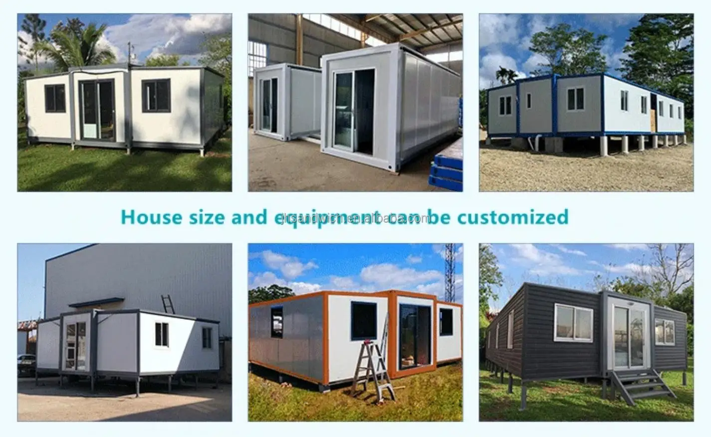 40ft Folding Expandable Granny Flat Prefabricated Container House Good ...