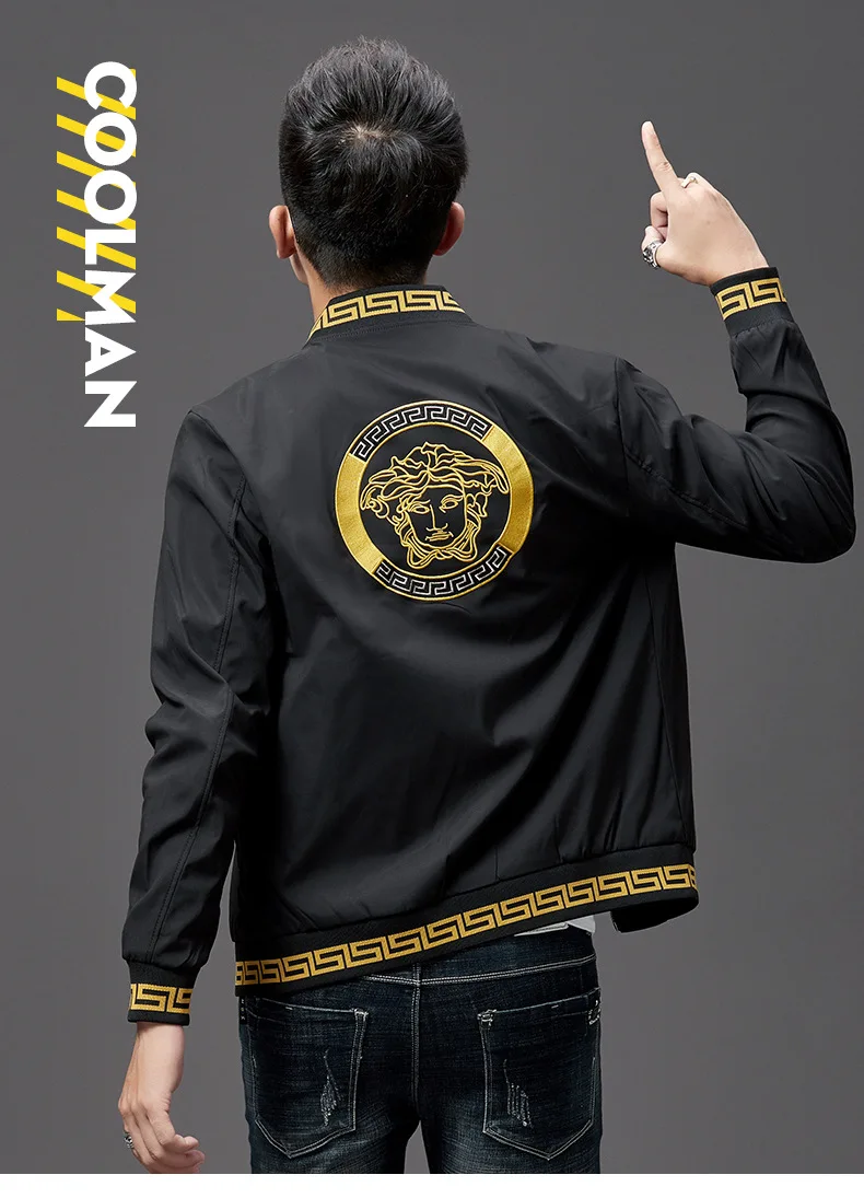 Dropship Factory Wholesale Trendy Embroidered Jacket New Style Long ...