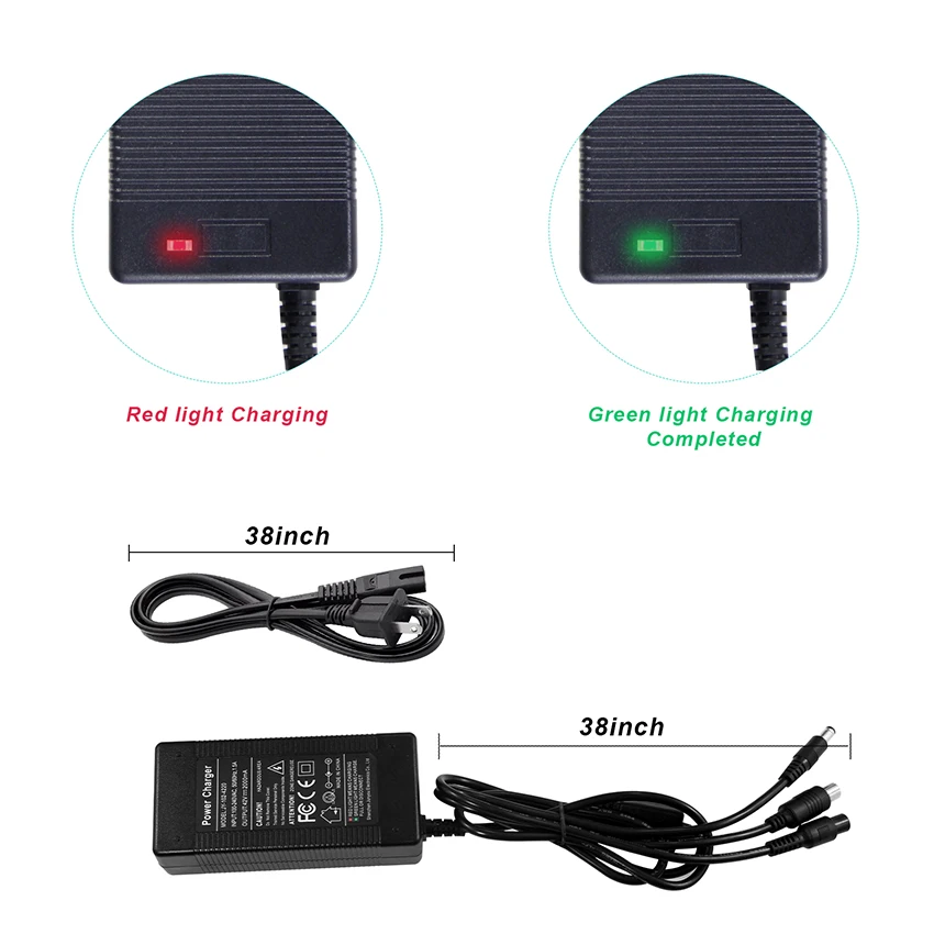 42V 2A Power Adapter for Electric Bike Lithium Battery Charger