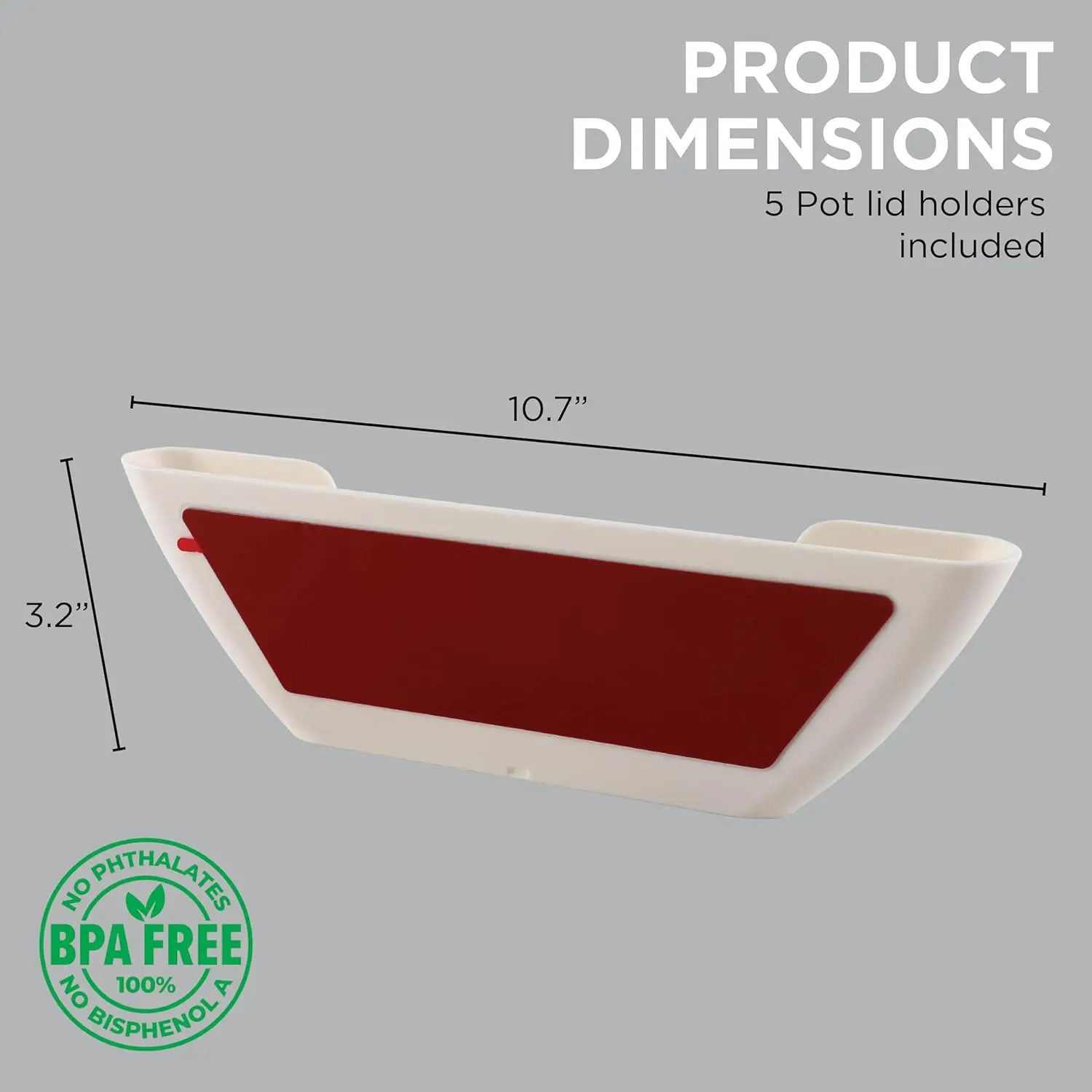 Custom Wall Mount Pots Holder For Kitchen Cupboard Pan Lids Organizers ...