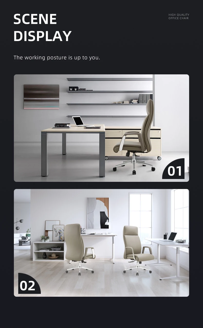 Modern Luxury Sillas De Oficina Executive Swivel Ergonomic Office ...