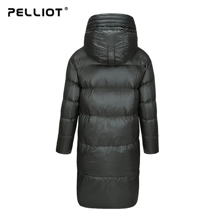 として Pelliot Women Winter Customized Logo Casual Adults Thick -30 Winter Outdoor Goose Long Down ...
