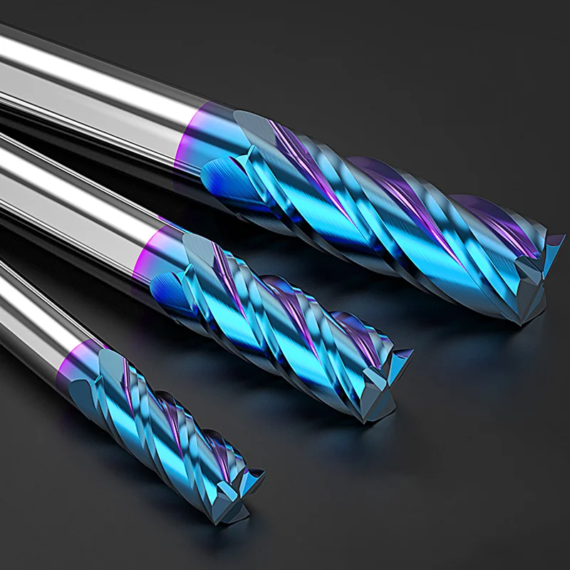 Factory Direct HRC65 Solid Carbide 4-Flute 5mm End Mill Cutter with ...