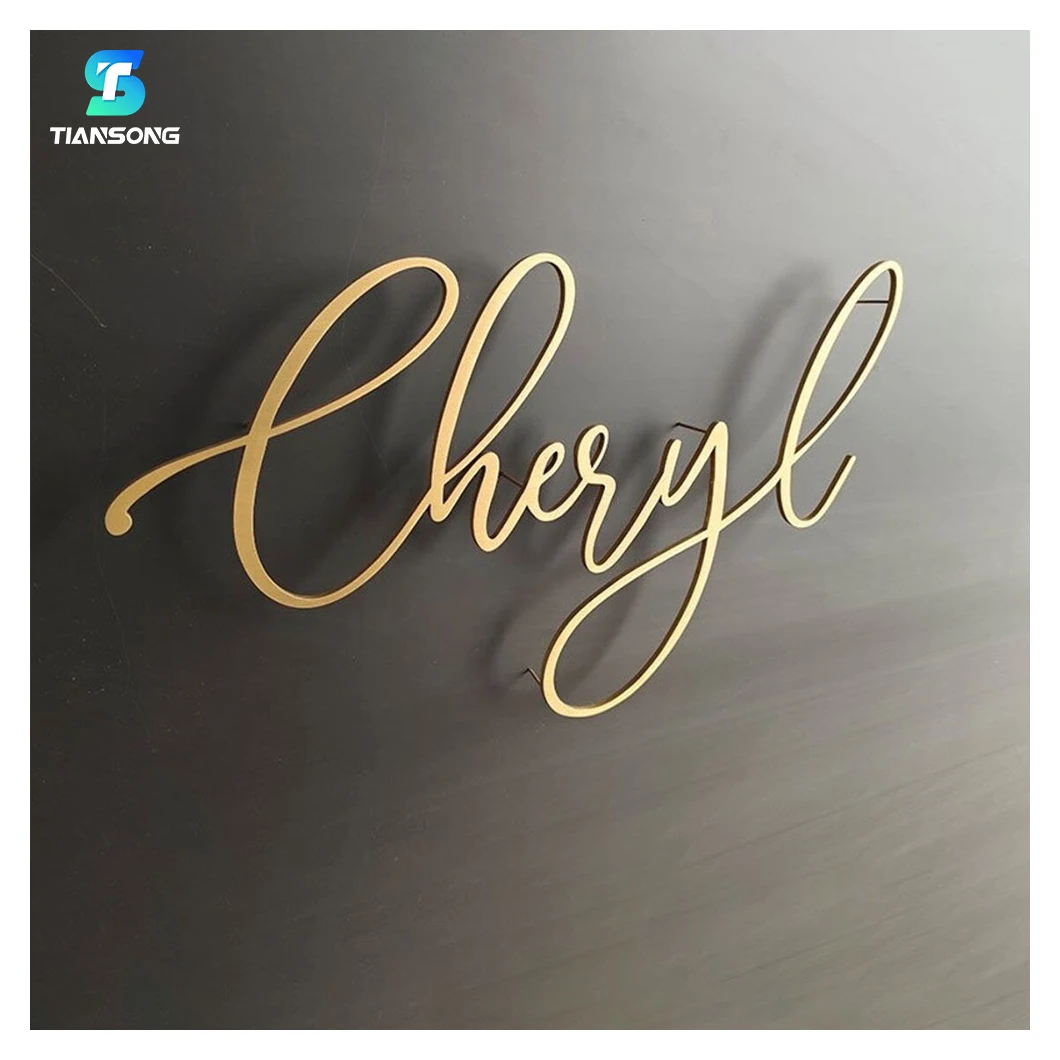 3D Acrylic Signage - Durable Stainless Steel Storefront Letters