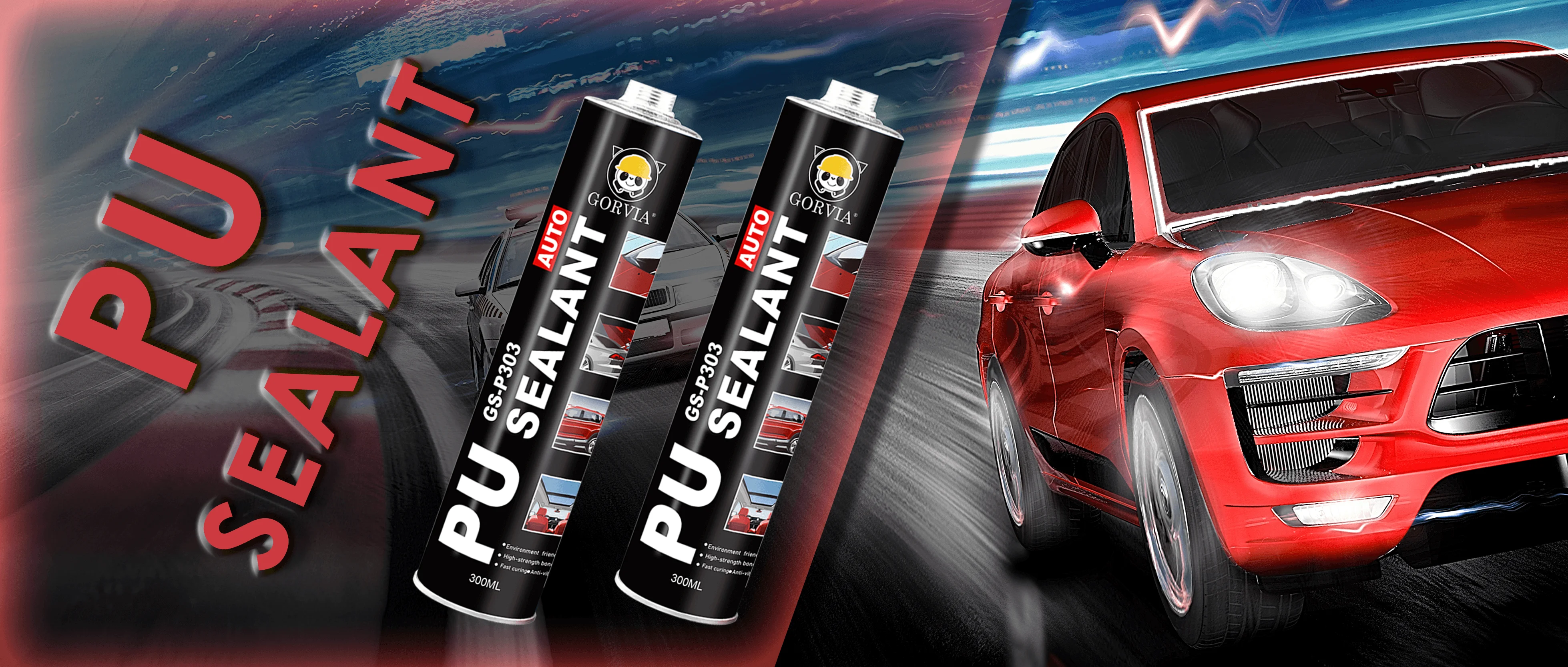 Gorvia Auto Glass Polyurethane Sealant Pu Sealant For Vehicle - Buy Pu ...