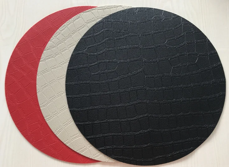 Mats&pads Table Decoration Accessories Crocodile Pattern Round Shaped ...