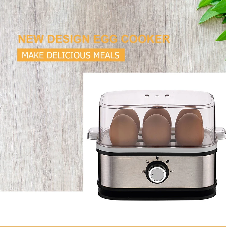 2024 Stainless Steel Egg Cooker New Design Electric Egg Boiler 6 Eggs - Buy Egg Boiler 6 Eggs ...