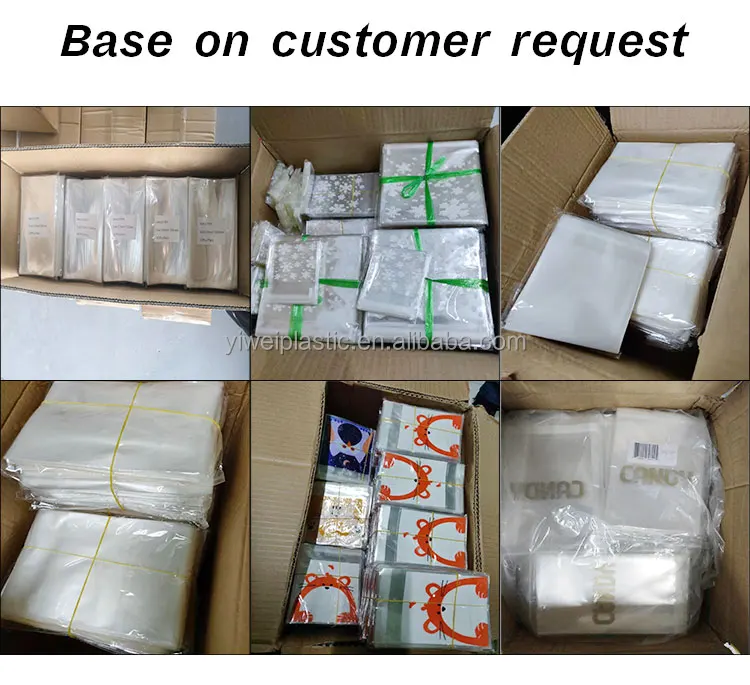 Transparent Cellophane Bag Opp Plastic Bags For Candy Lollipop Cookie ...