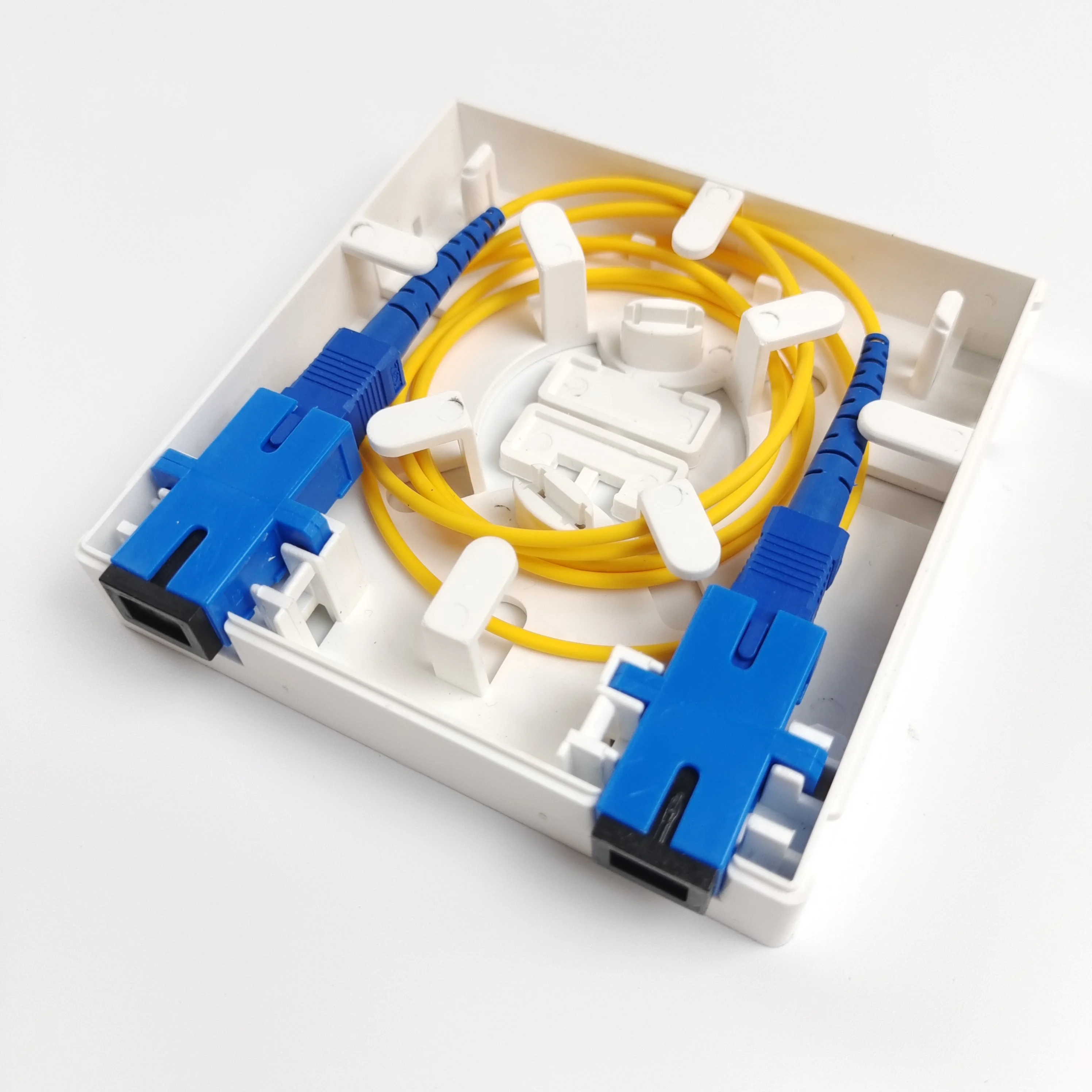 Sc Duplex Box Ftth Faceplate Information Panel Fiber Optic Terminal Box ...