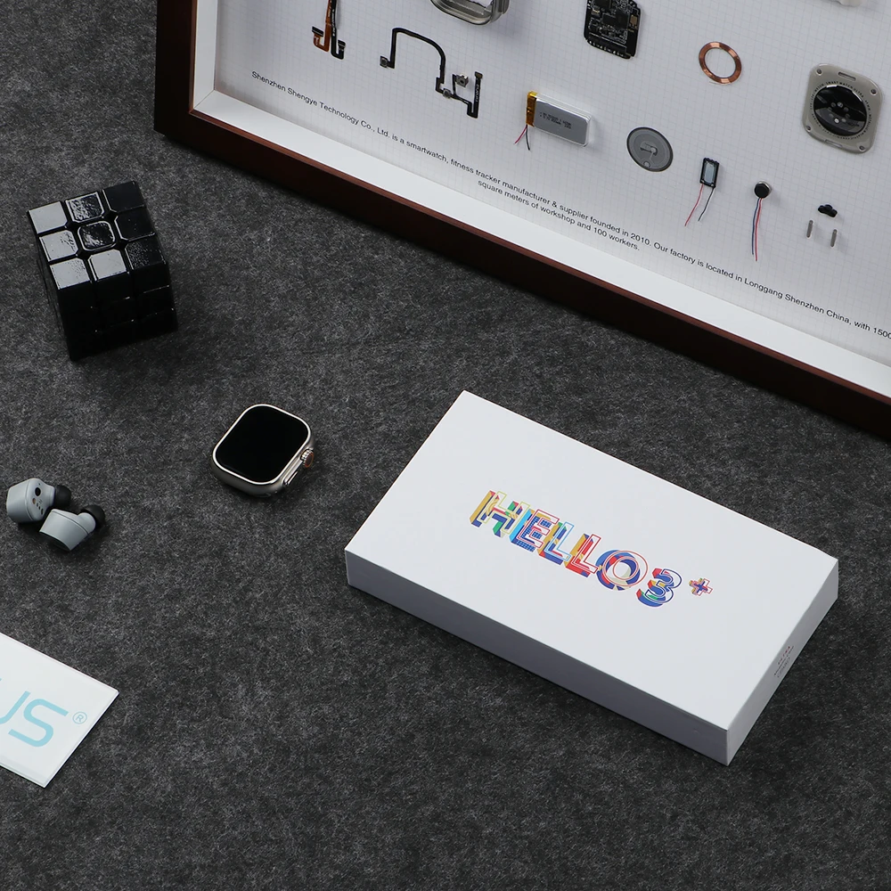 Hello Watch 3+ Plus Upgraded Gen 3 Akilli Saat Smartwatch Amoled Montre ...