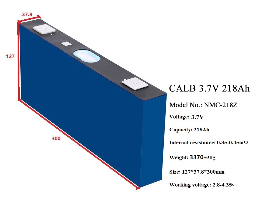 CALB 3.7V 218Ah NMC Lithium Battery for Golf Carts - Reliable Prismatic ...