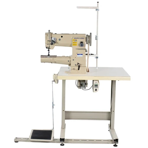 1342L Electric Double Needle Lock-stitch Industrial Heavy Duty Cylinder ...