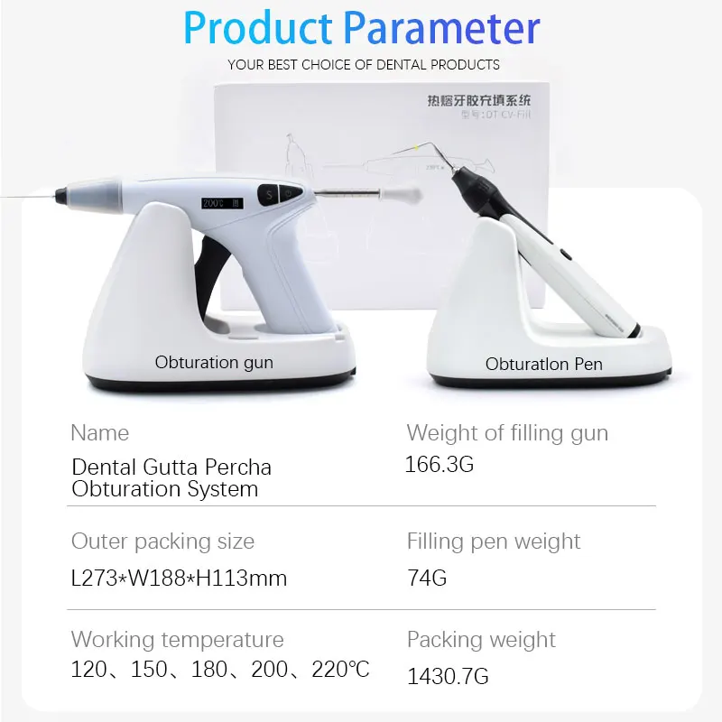 Dental Endo Obturation System Wireless 2 In 1 Filling Gun Percha Gutta ...