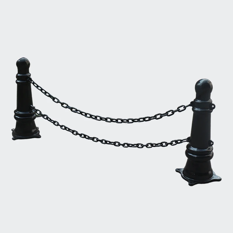 Secure Your Roadside with Metal Post and Chain Barriers