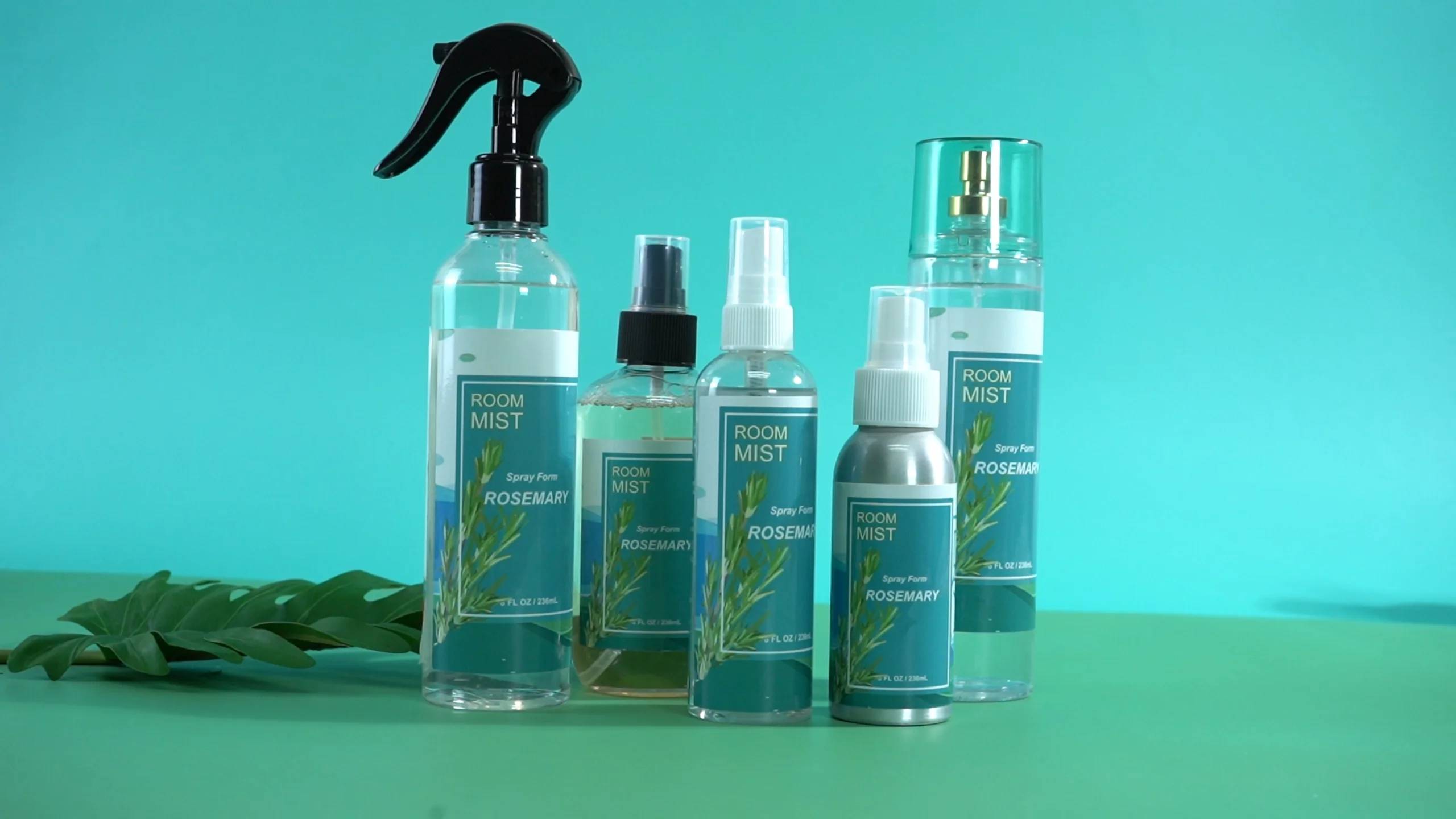 Oem Iso Factory Summer Series Lotus Rosemary Women Mens Body Mist Spray ...