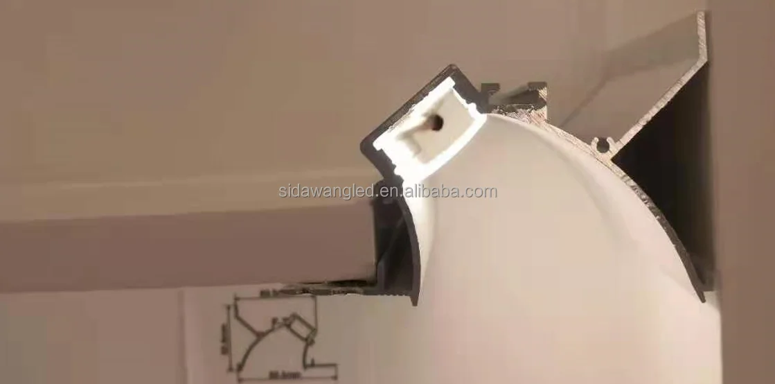 SDW188 Cove Lighting LED Aluminum Channel for Drywall