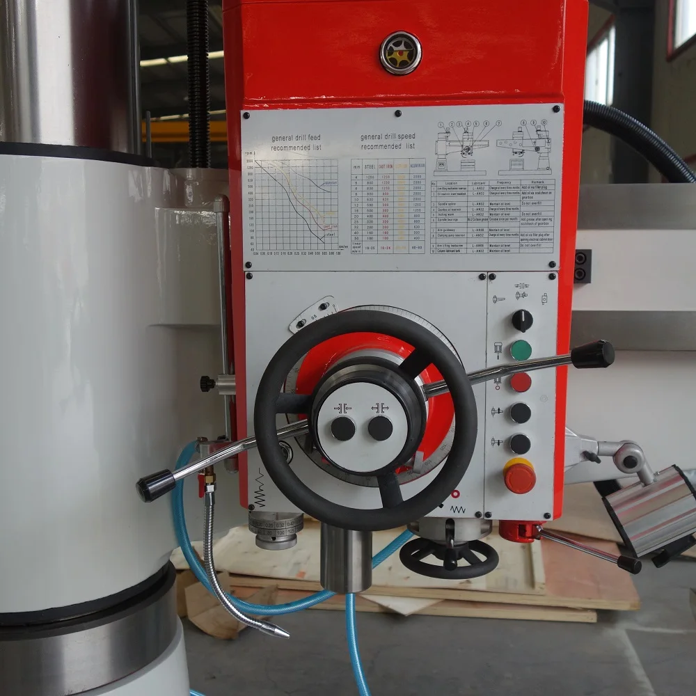 Radial Arm Universal Radial Drilling Machine/spindle Auto Feeding ...