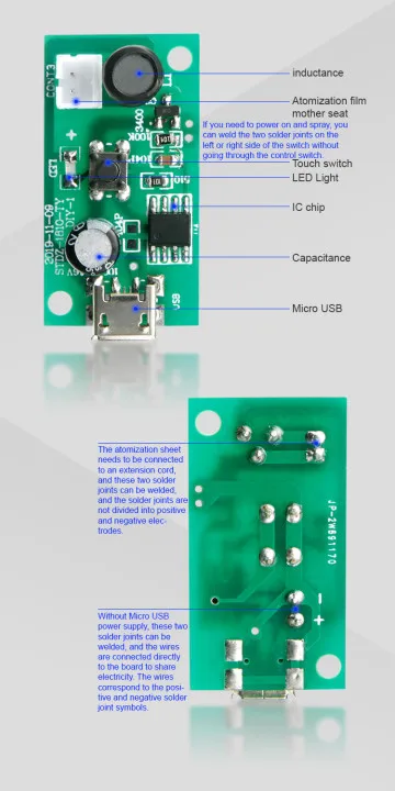 Ultrasonic Mist Maker - Humidifier Module D20mm 113khz
