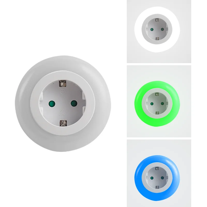 New Creative Plug-in Led Night Light Smart Sensor Plug Socket Led Small ...