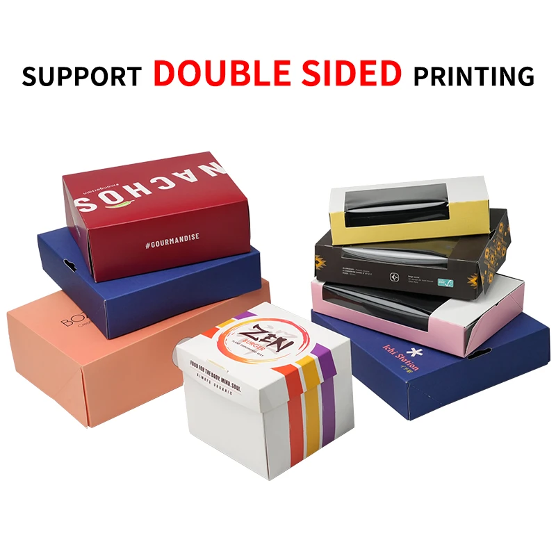 Kraft Cardboard Window Triangle Box for Sandwich Packaging