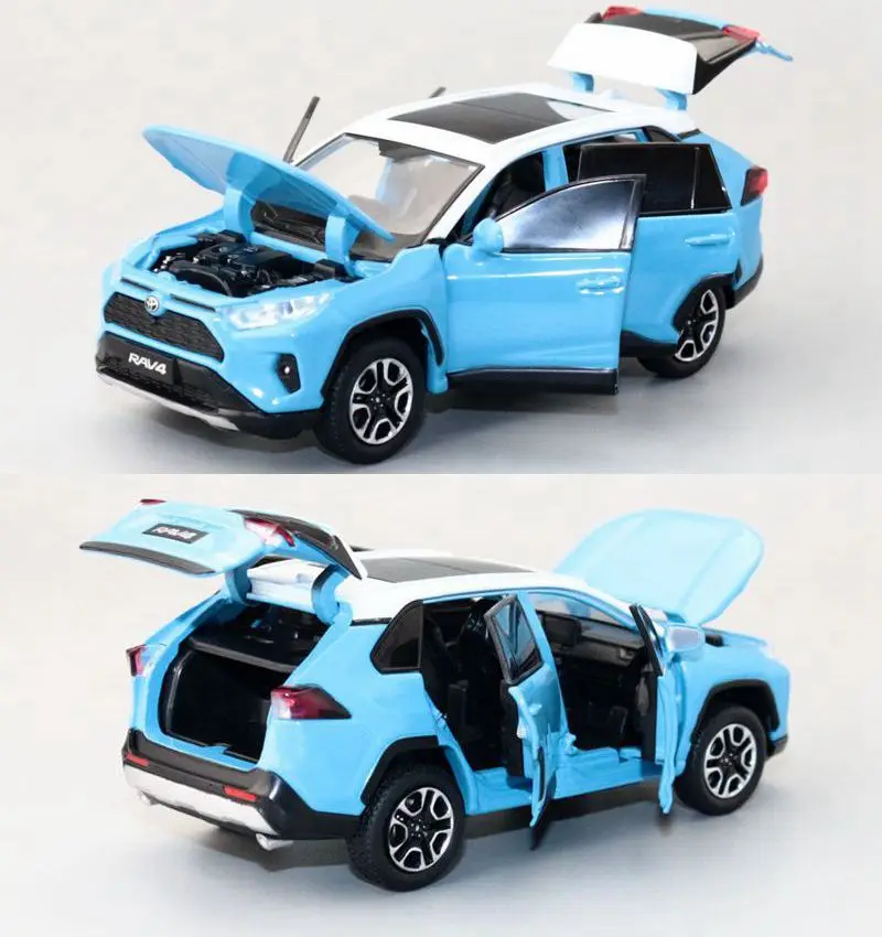 Jkm 1:32 Scale Toyota Rav4 Suv Jackiekim Diecast Toy Vehicle Model Car ...