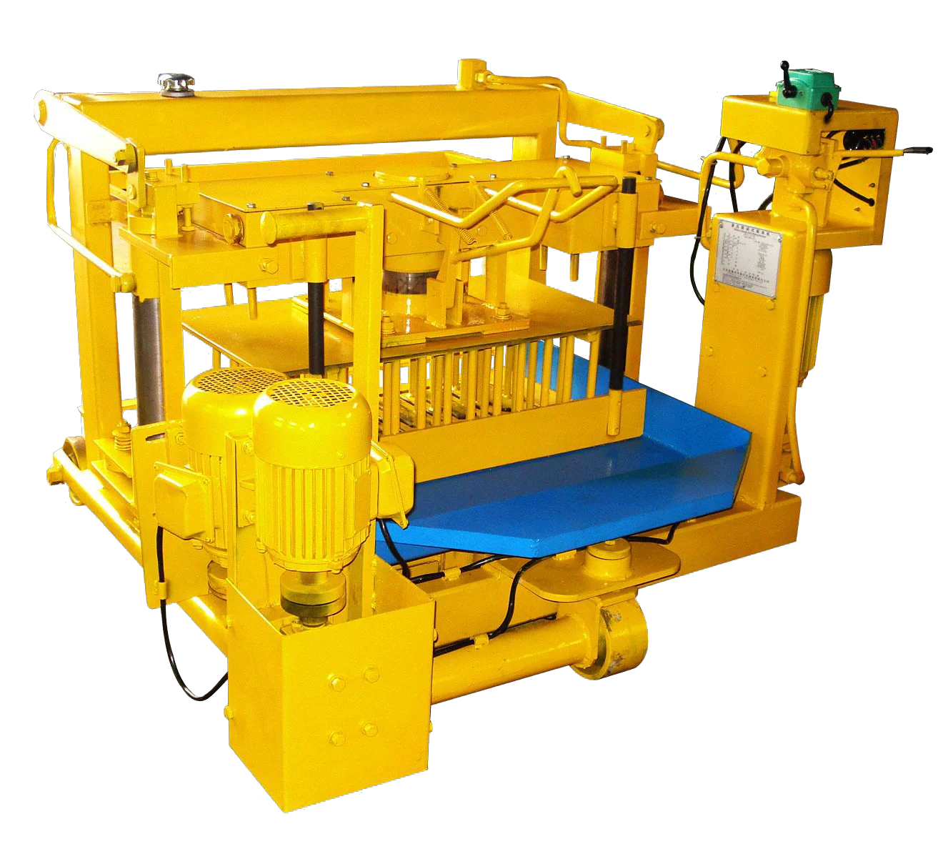QMY4-30 Mobile Manual Concrete Block Making Machine in Kenya