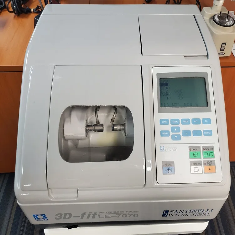 Used Le-7070 Nidek/santinelli Patternless Edger W/blocker - Buy Patternless Edger W/blocker ...