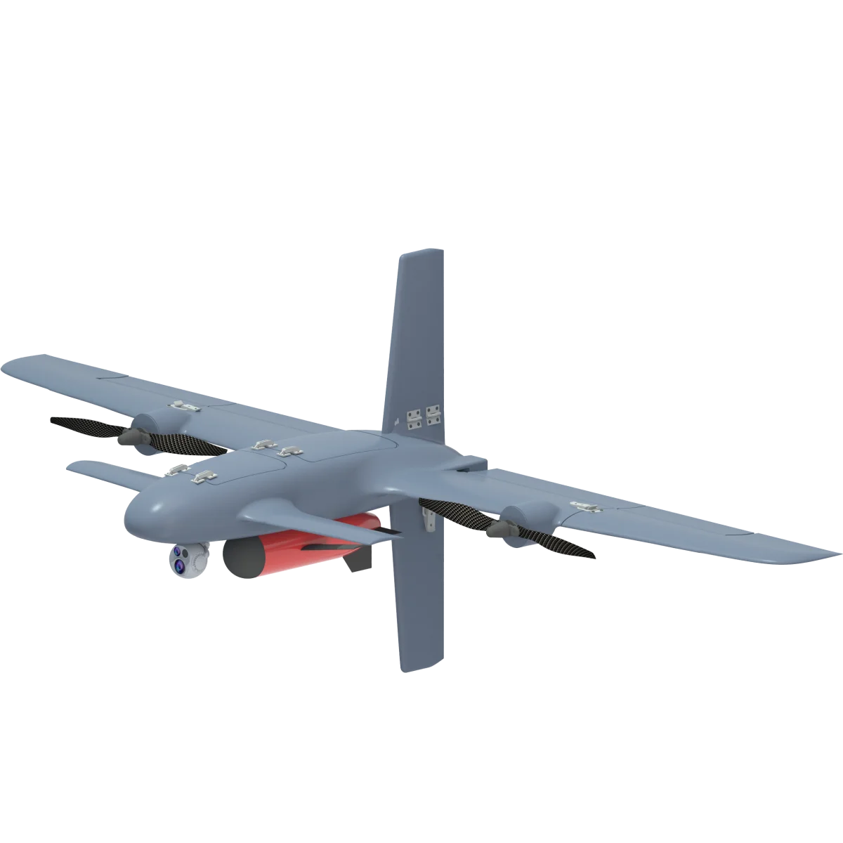 VTOL UAV - Long Range Fixed Wing Drone Plane for Profesional Use
