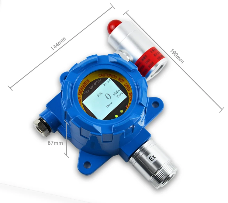 CE ATEX NH3 Sensor 4-20mA RS485 Modbus Ammonia Gas Leak Alarm Detector ...