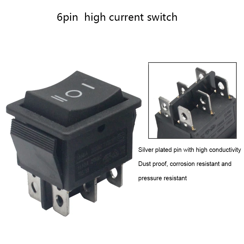 16a 250v Kcd4 On Off On Dpdt Welding Machine Rocker Switches - Buy ...