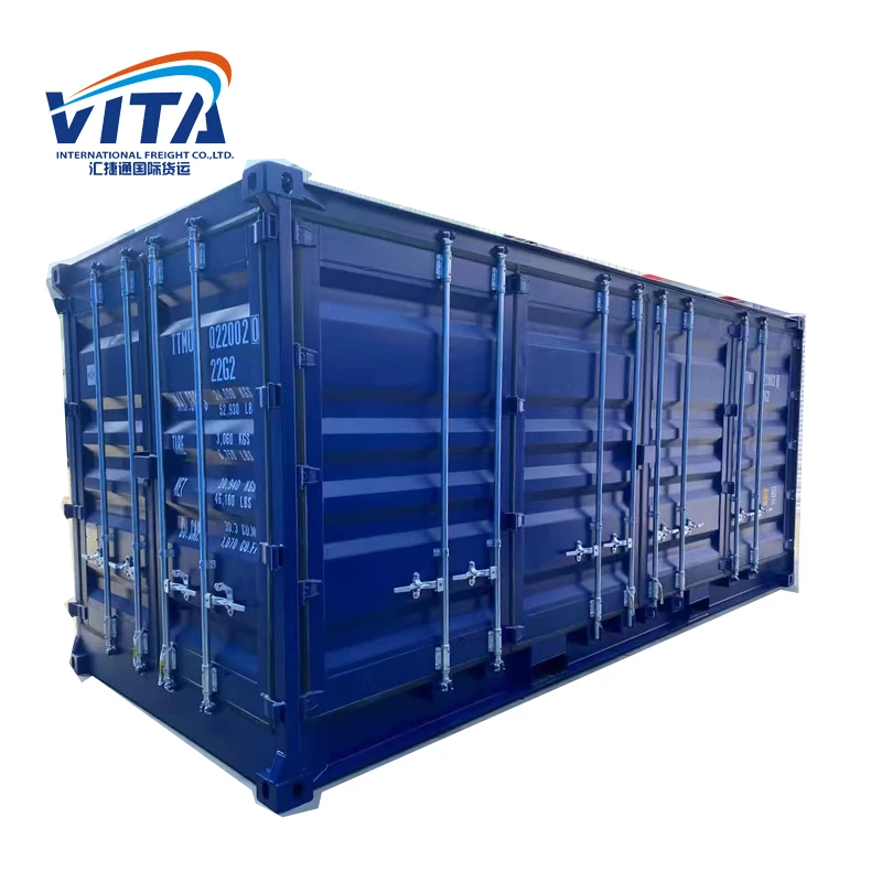 20 Gp Shipping Container One Side Open Ocean Cargo Shipping Container ...