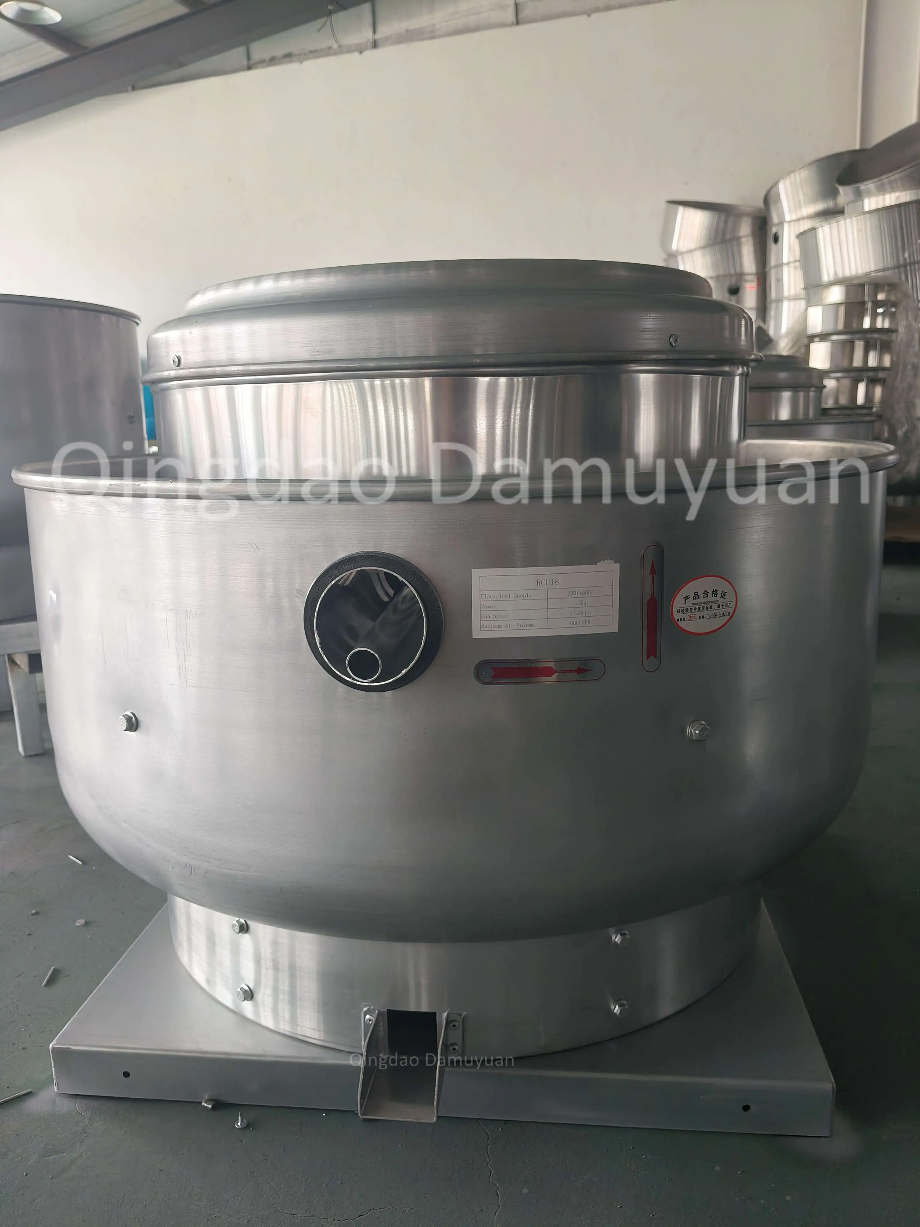 Mushroom Roof Fan Extractor 110V 60HZ over 2500 CFM