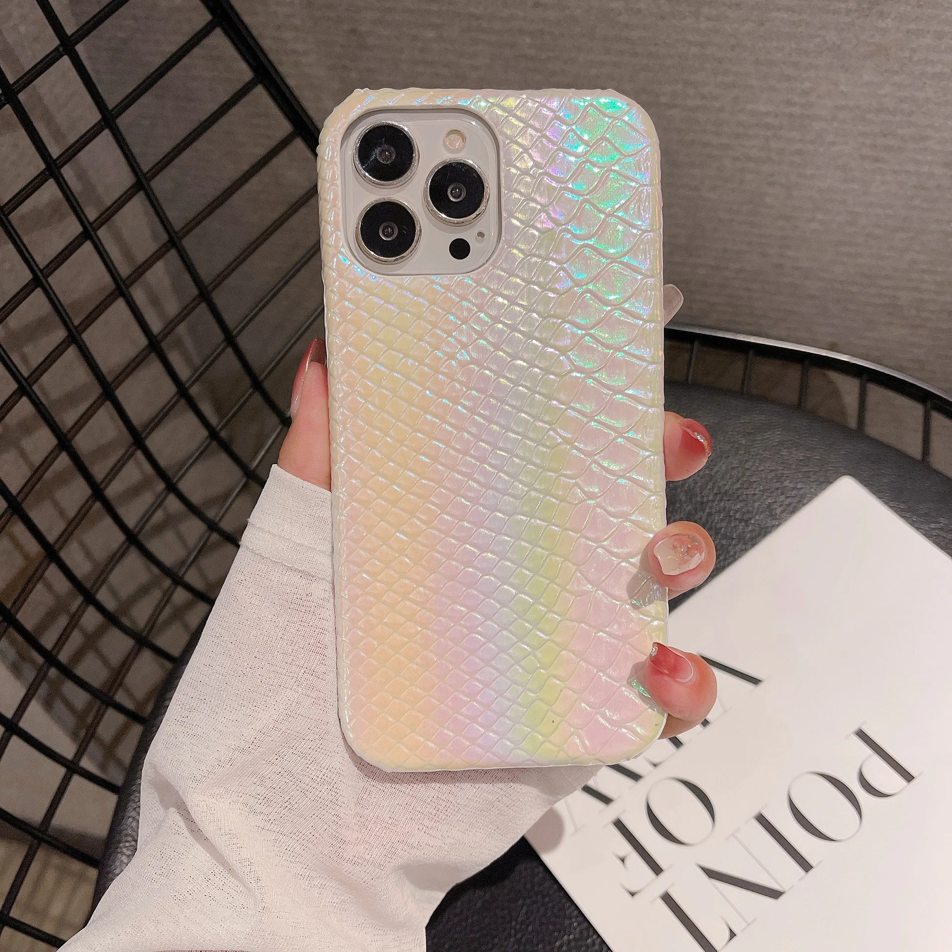 Hot Sale Highlight Half Wrapped Cell Phone Protective Cover Shell Laser ...