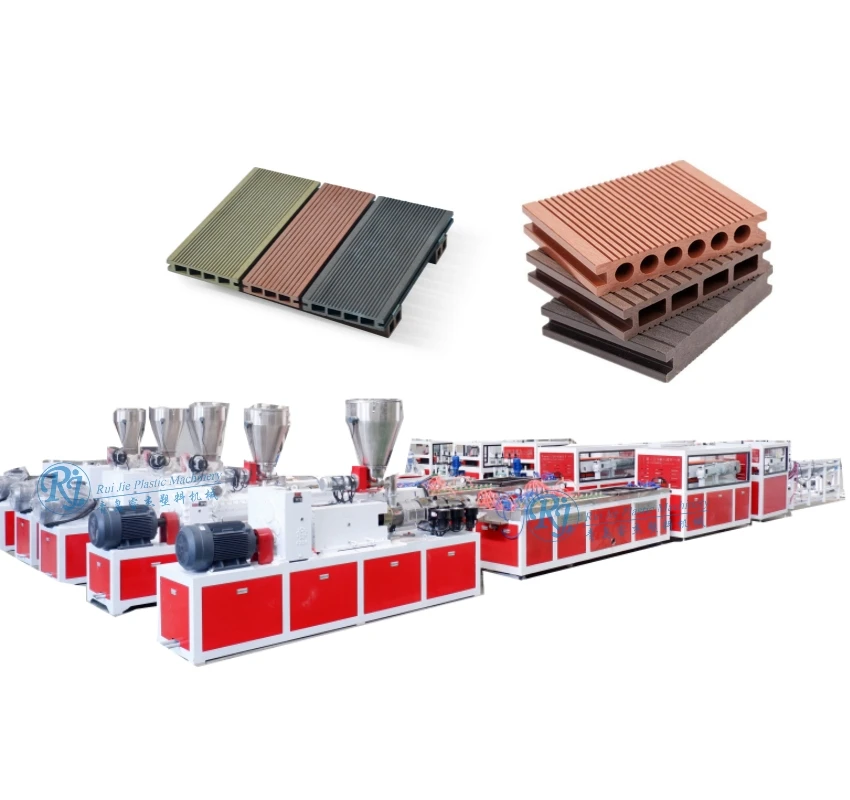 Pe Wpc Decking Profile Production Line Pp Wpc Profile Machine Pe Wood ...