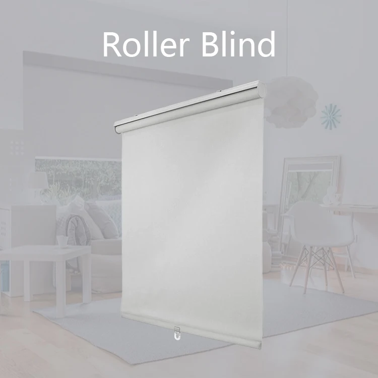 Modern Cordless Safety Roller Shades Light Filtering Slow Rise Spring ...