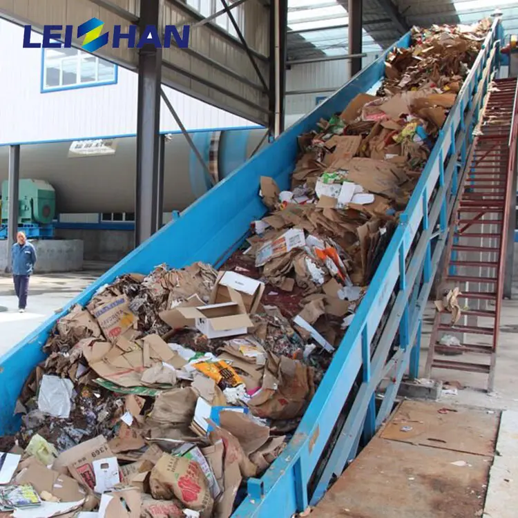 Waste Paper Conveyor Belt - Efficient Pulper Feed System