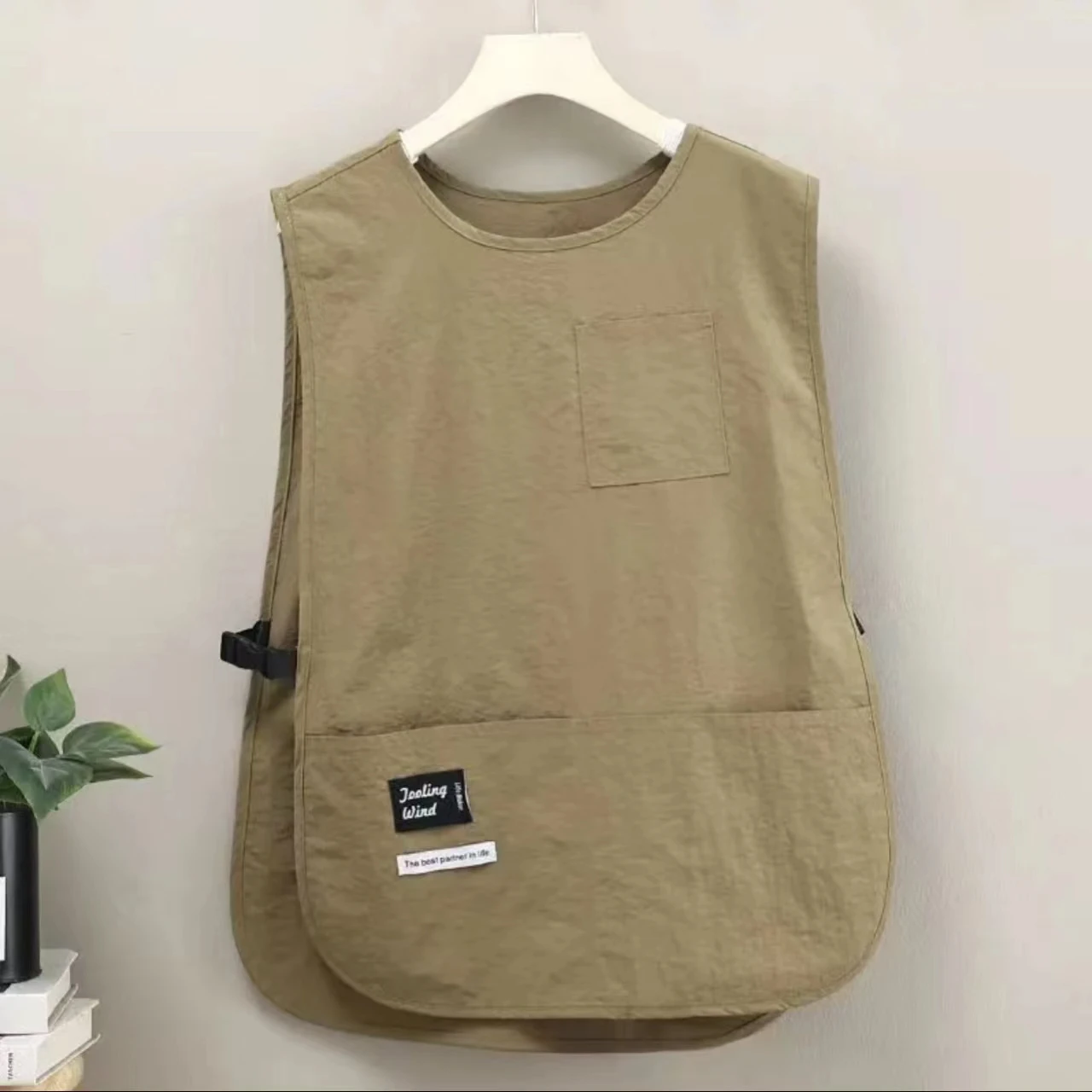 Custom Advertisement LOGO Cleaning Smock Cooking Waist Black Unisex ...