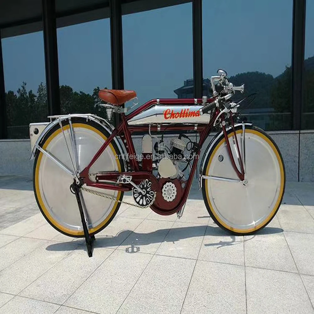 Economical Gasoline Powered Bike with Disc Brake & Soft-tail Frame