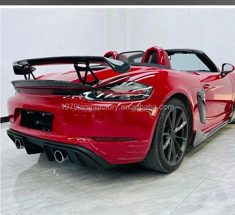 Car Front Lip Carbon Fiber Rear Diffuser 2016-2023 982 Bumper Upgrade ...