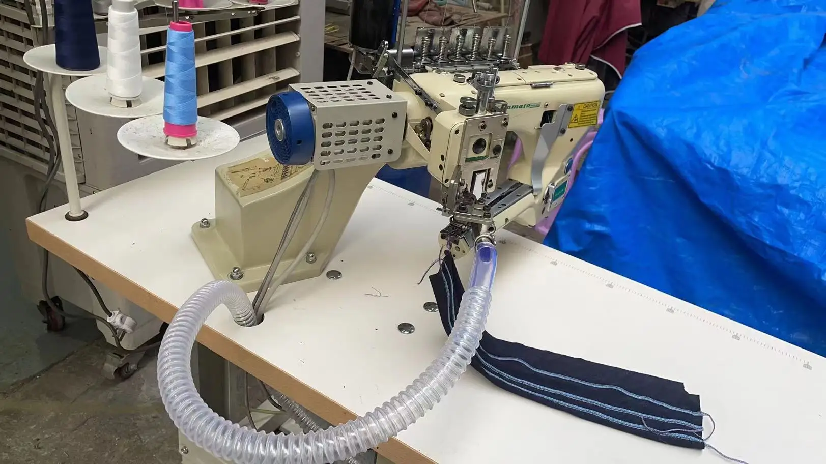 High Productivity Yamato FD-62G Sewing Machine - Video Inspection