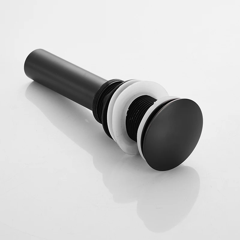 Universal Bathroom Accessories Brass Push Down Pop Up Sink Basin Waste ...