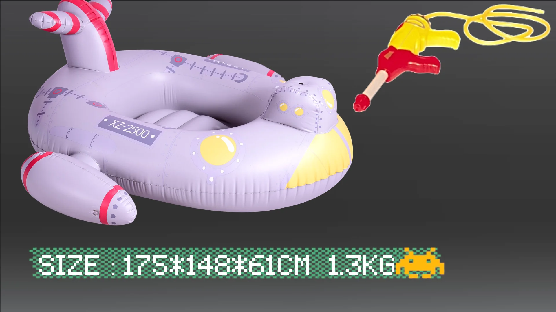 Factory Customization Submarine Theme Inflatable Pool Float Water Gun ...