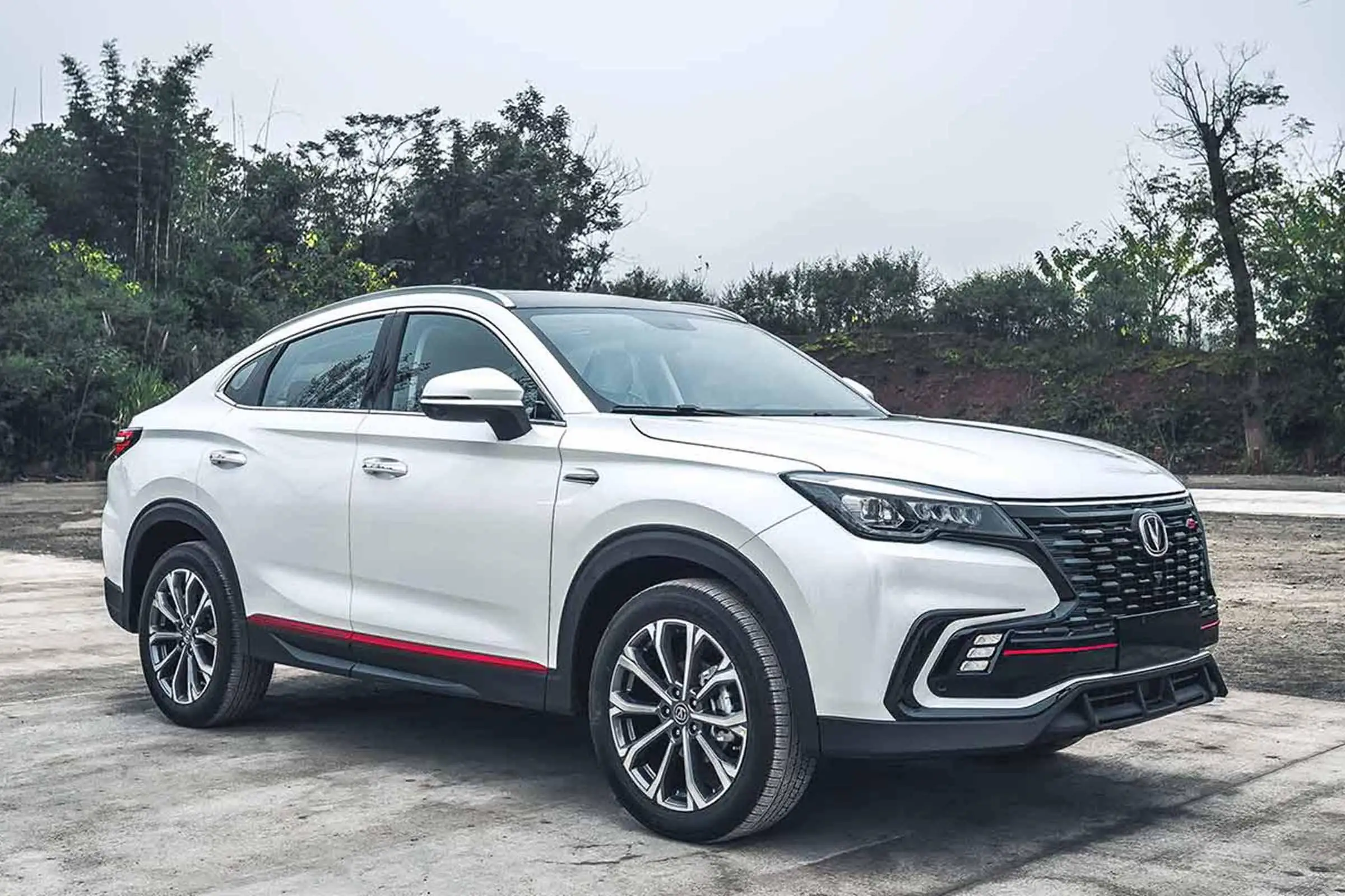 Changan Cs85 Coupe 1.5t Dual-clutch Luxury Turbocharged Mid-size Suv - Buy Changan Car,Mid-size ...