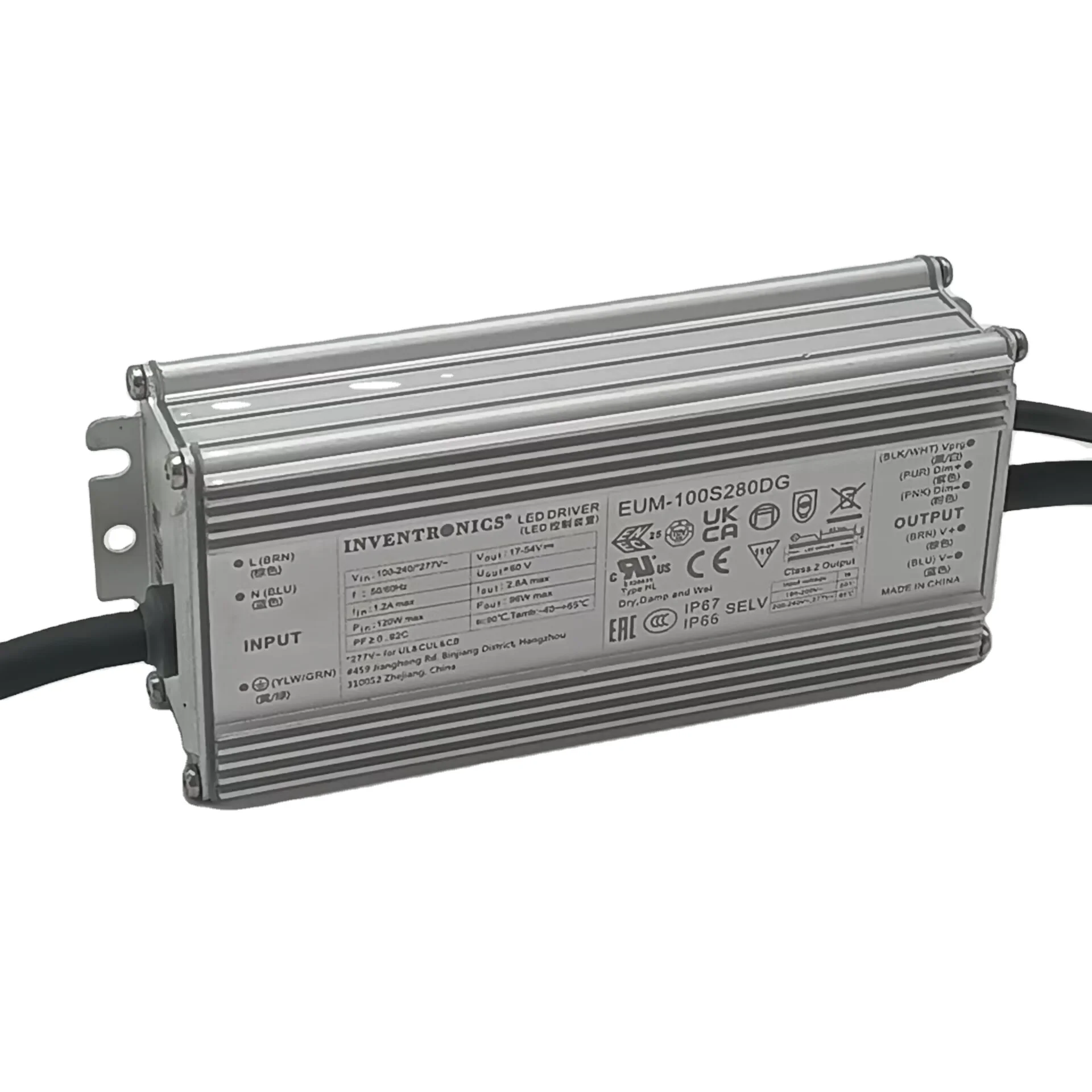 Original Inventronics Led Driver 75w 100w 150w Programmable Ip66/ip67 ...