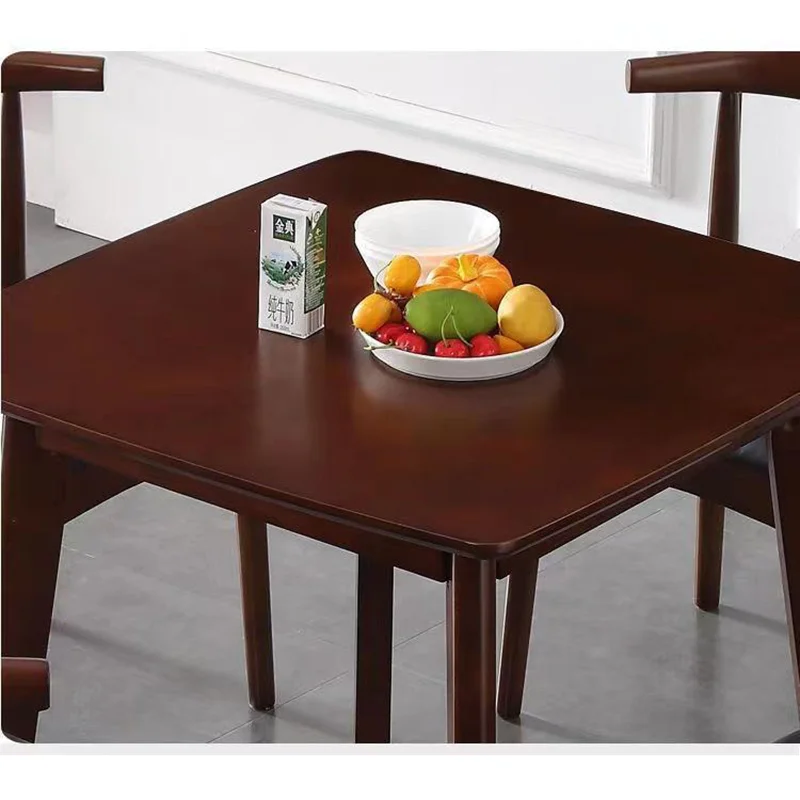 Solid Wood Dining Table Set Custom Size Furniture Wooden Dinning Table Customize Solid Wood ...