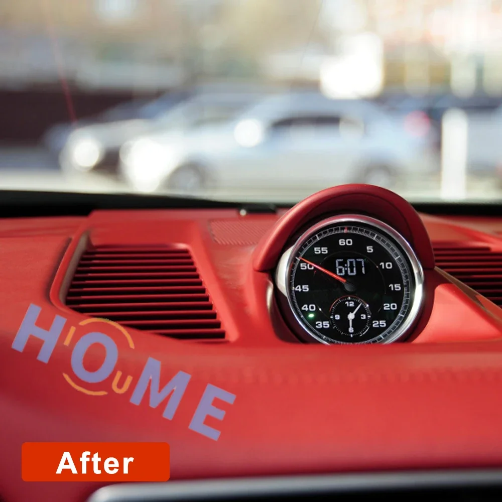 Interior Console Compass Electronic Clock Time Stopwatch for Porsche ...